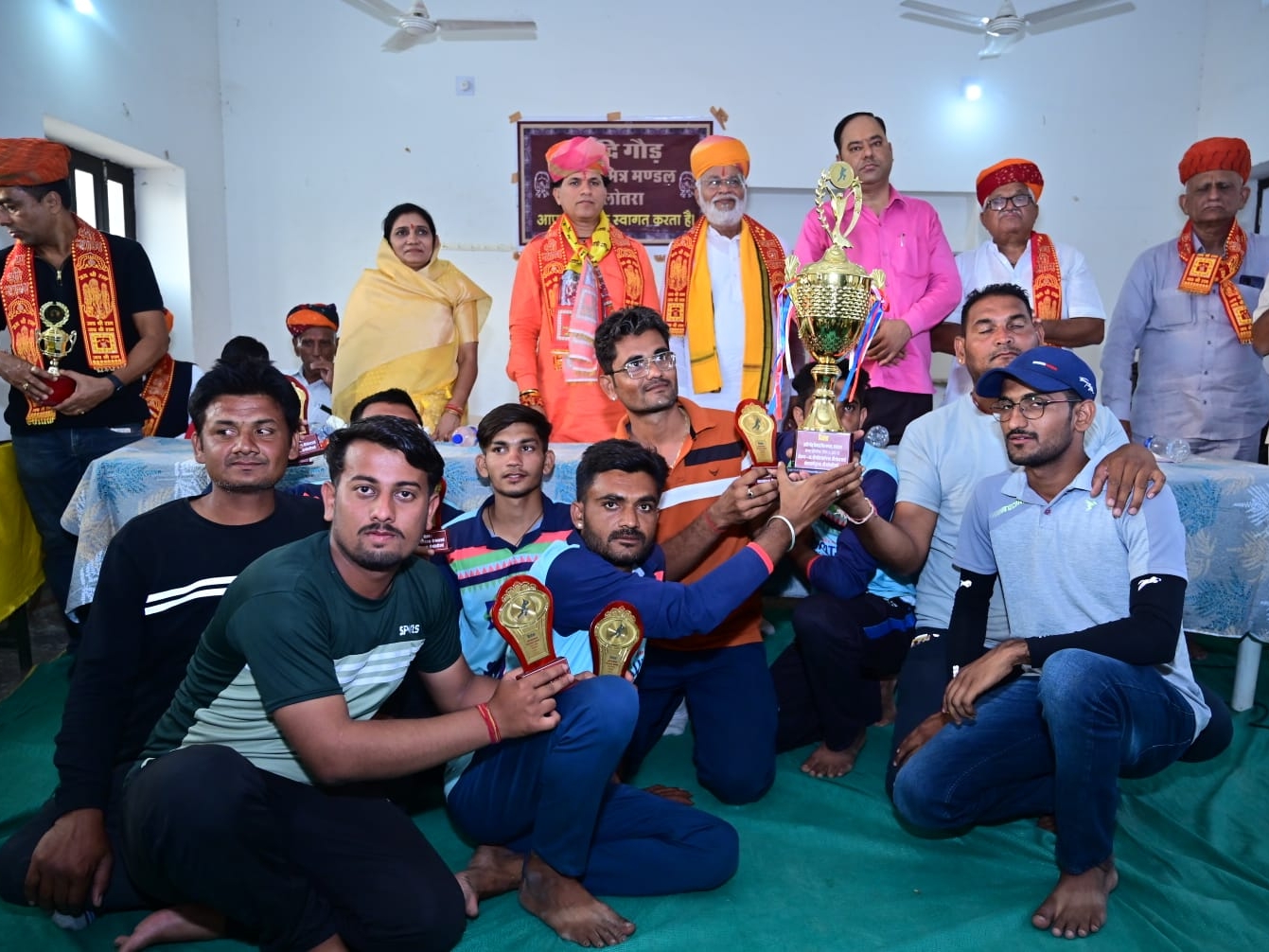 The team of Vikas Mitra Mandal was the winner, the winners were honored ...