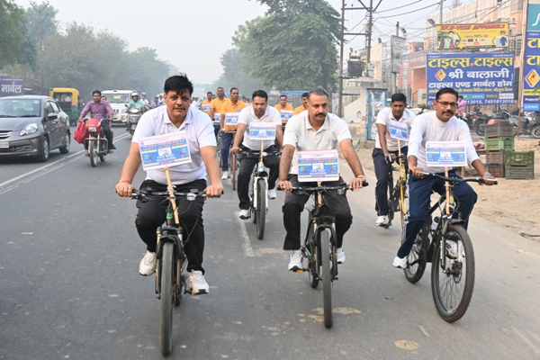 Rally took out in the celebration of National Unity Day, toured the ...