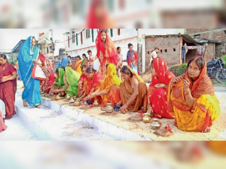 All Chhath Ghats ready, the first Arghya is worshiped by bathing in the ...