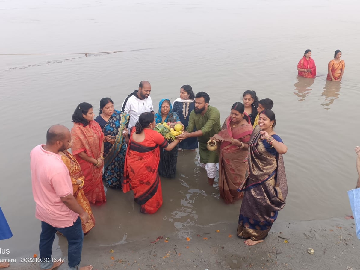 Chhath Puja festival being celebrated with pomp in Anupshahr The ...