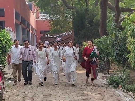 Students took the pledge of unity, poster competition was also ...