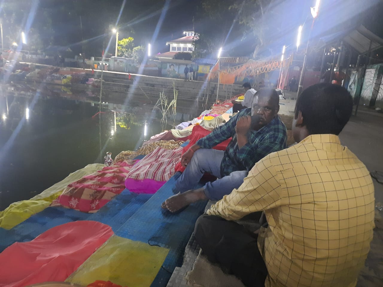 Supaul's Ghat punished on the lines of Patna Ganga Ghat, Crowd of ...
