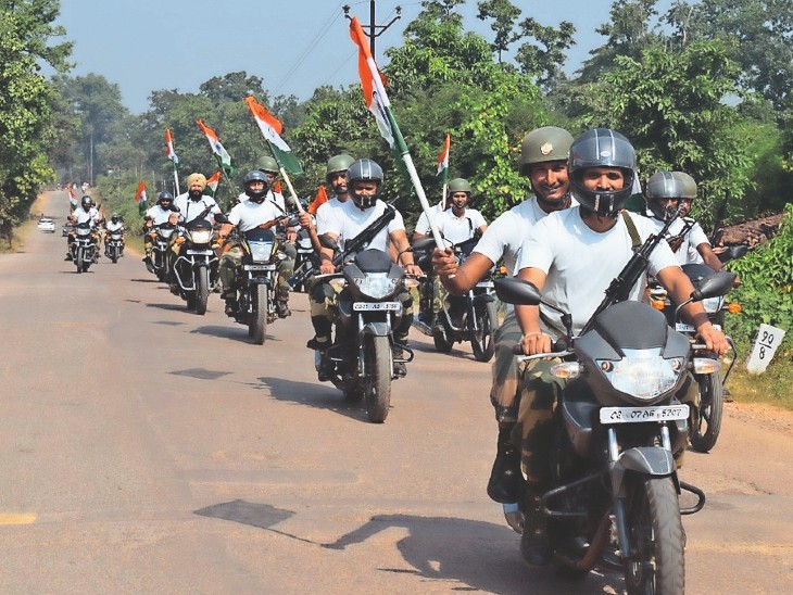 BSF took out bike rally on the birth anniversary of Sardar Vallabhbhai ...