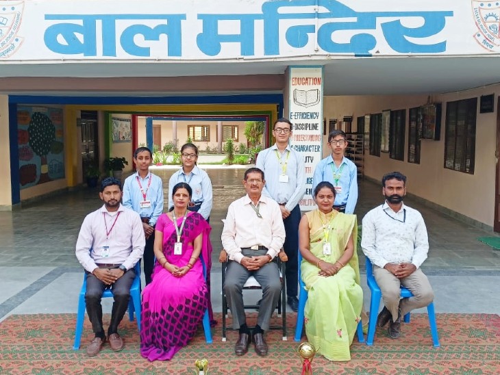 Both the teams of Bal Mandir School were winners in the Bharat Vikas ...