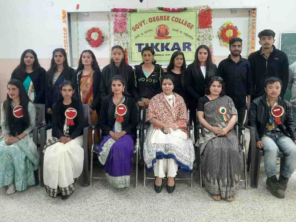 Formation of Central Student Council in Rohru's Tikkar College, BA ...