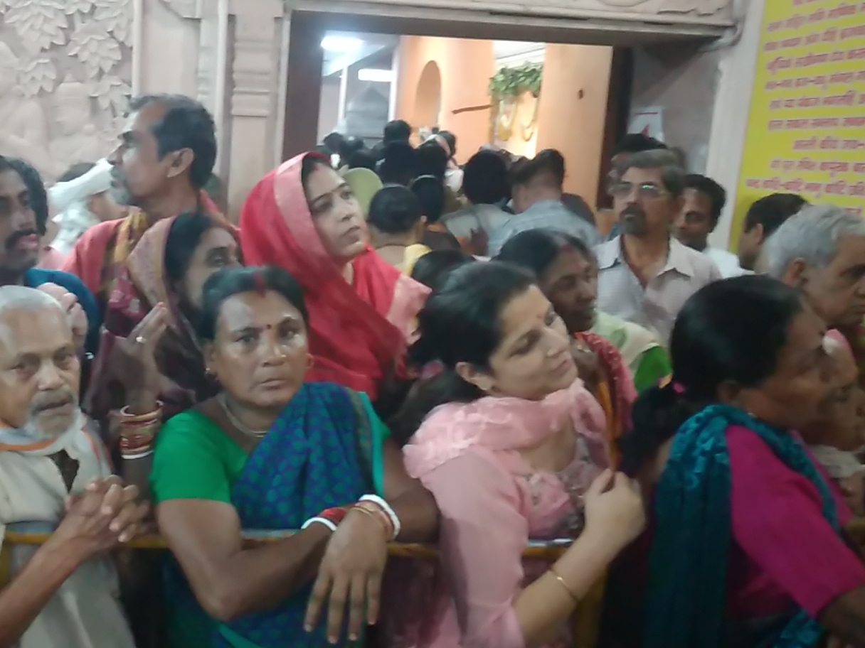 Crowds of devotees gathered to see the marriage festival, Bhoja temple ...