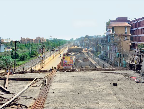 Vehicles will run on Sipara leg of Mithapur ROB from January | 10 नवंबर ...