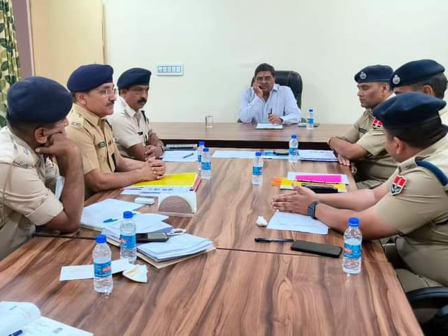 Jaipur range level police officers meeting at ASP office, emphasis on ...