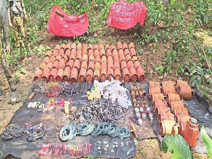 In police raid, more than 100 IED bombs were found from the old ...