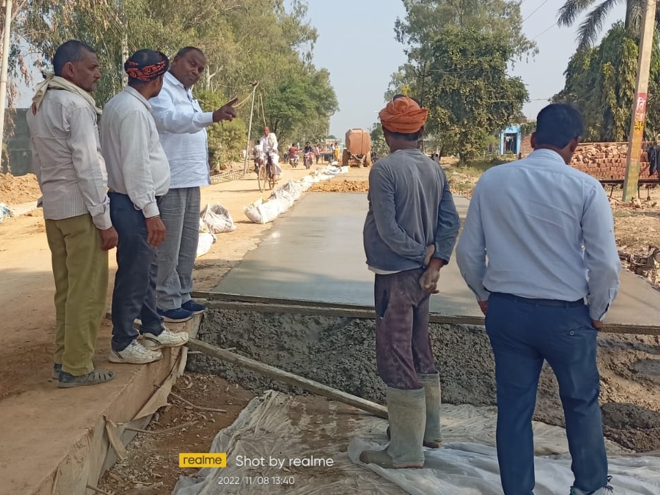 Said - the drains are not getting down, the cracks came as soon as the ...