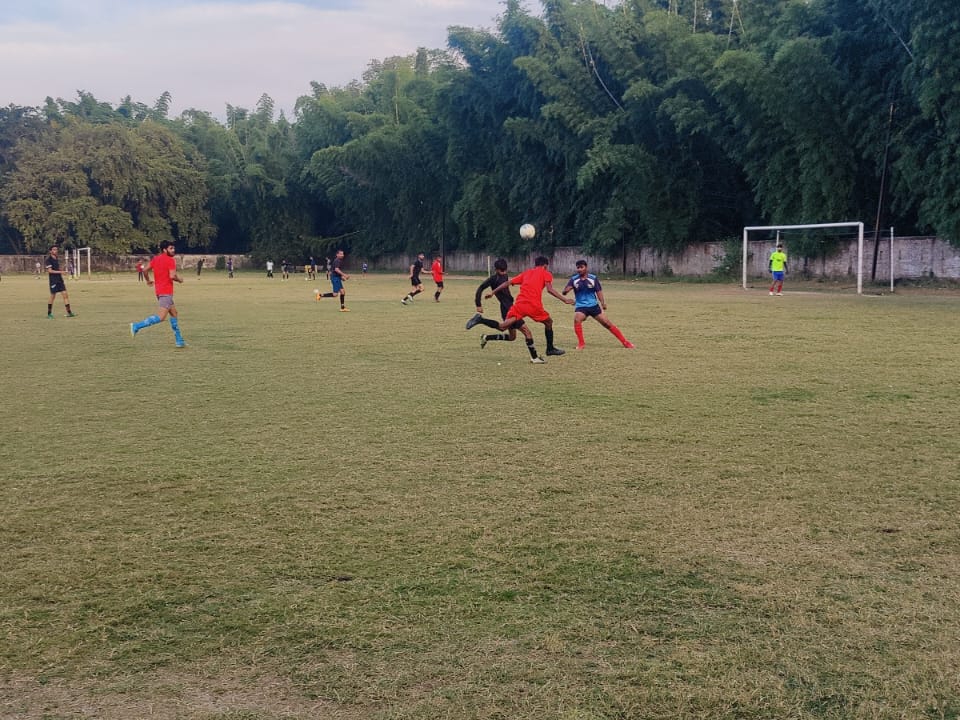 Final match of district level football competition will be played on ...