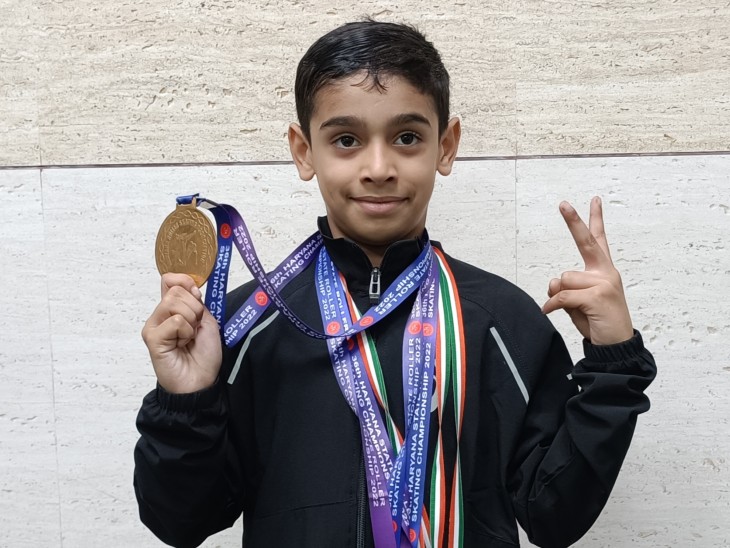 Yojit Arya of St. Thomas School won Gold in State Roller Skating ...