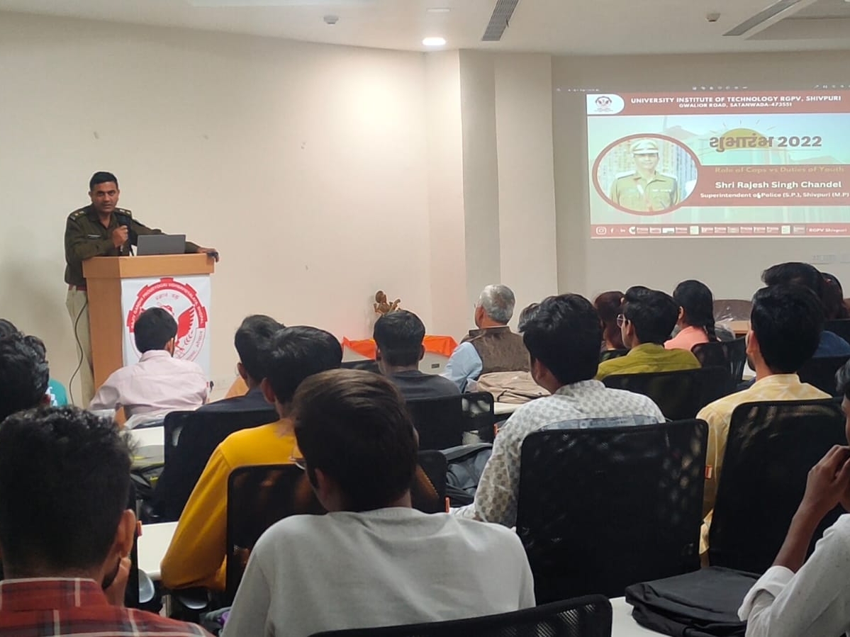 SP attended the program of UIT RGPV, gave moral education to the ...