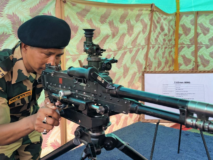 BSF Exhibition Jaisalmer Shaheed Poonam Singh Stadium VIDEO | Jaisalmer ...