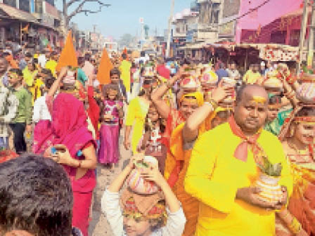Statue of Mother Mansa Devi was established in the newly built temple ...