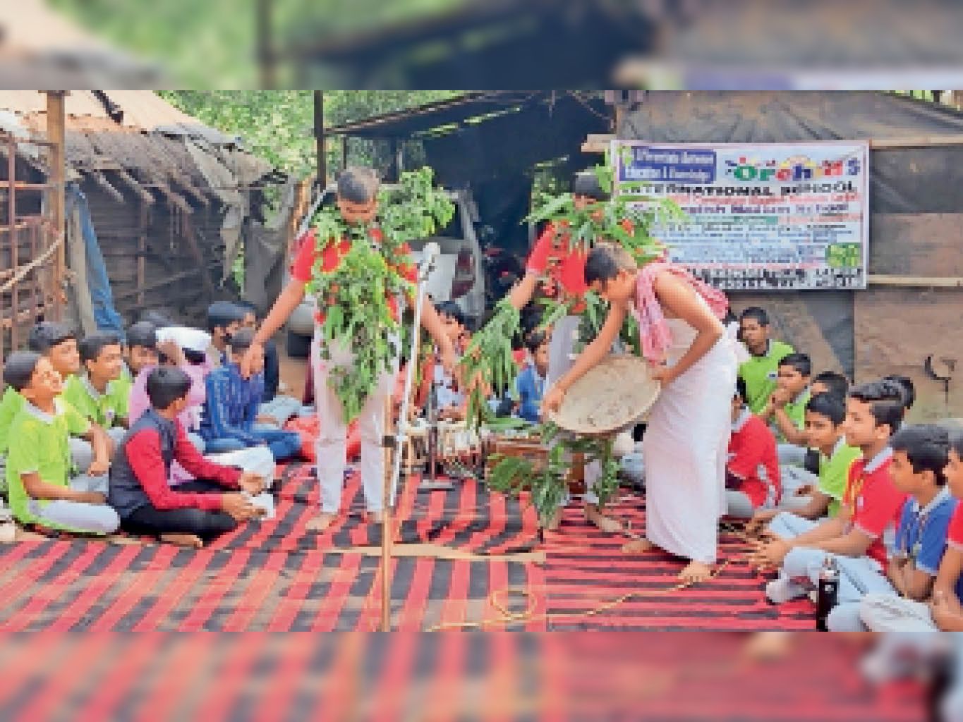 Students of Orchid International School staged a street play in Dhoni ...