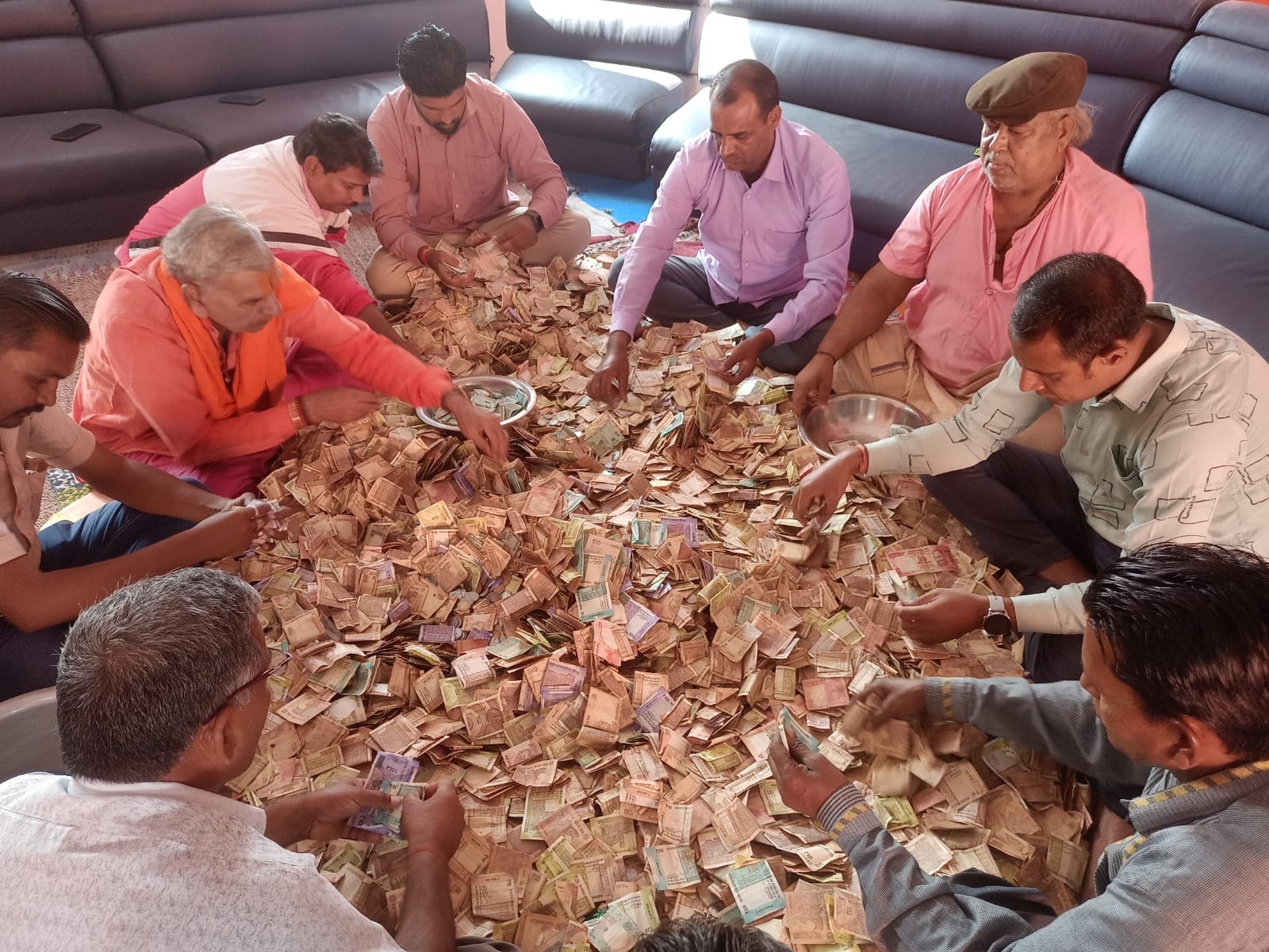 Counting of 15 donation vessels was completed on the third day, the ...