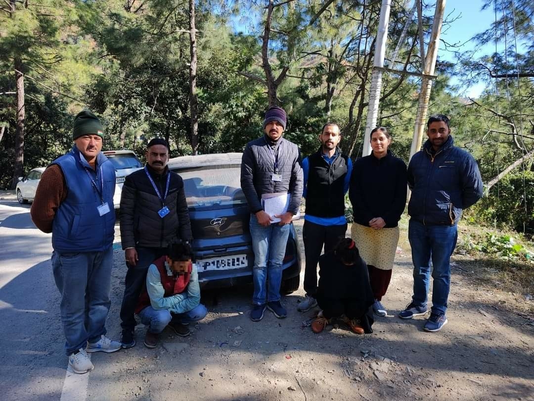 SIU team of Solan Police caught 150.34 grams of Chitta from two people ...