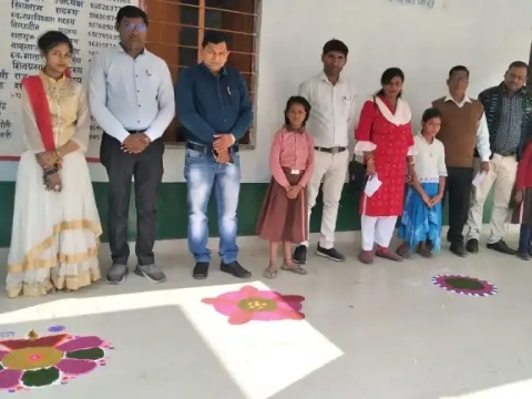 50 disabled children took part, Lajo got first place in Rangoli ...