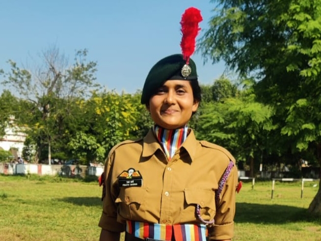 Pragya selected for parachute training 31 UP Girls Battalion are NCC ...