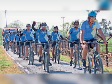 BSF takes out cycle rally to promote national integration and ...