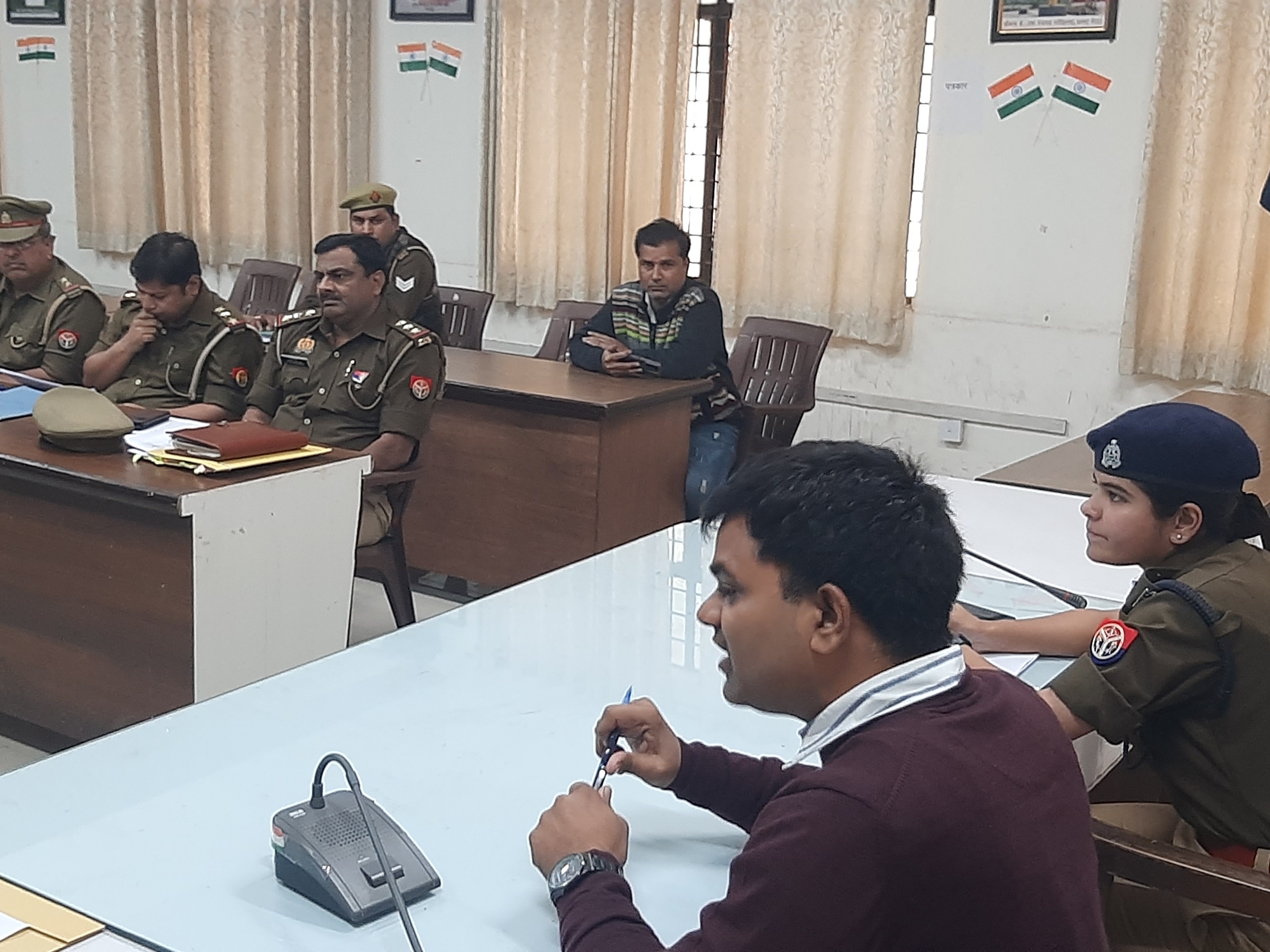 SDM took meeting, took information about booths, said - settle the work ...