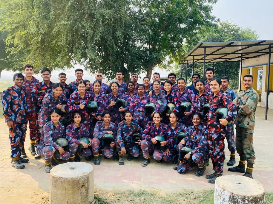 Pragya selected for parachute training 31 UP Girls Battalion are NCC ...