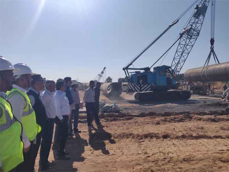 Rajasthan Rajiv Gandhi Lift Canal; Third Phase Project Work In Jodhpur