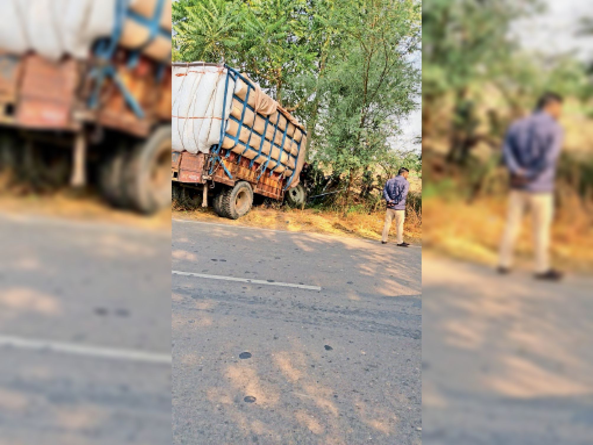 Elderly woman riding on bullock cart dies after being hit by tractor ...
