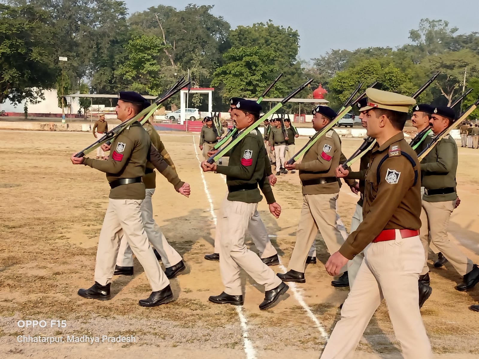 Salute given to SP, helmet checking done under special campaign | पुलिस ...