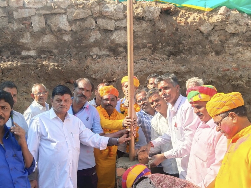Women sang auspicious songs, huge temple will be built with the help of ...