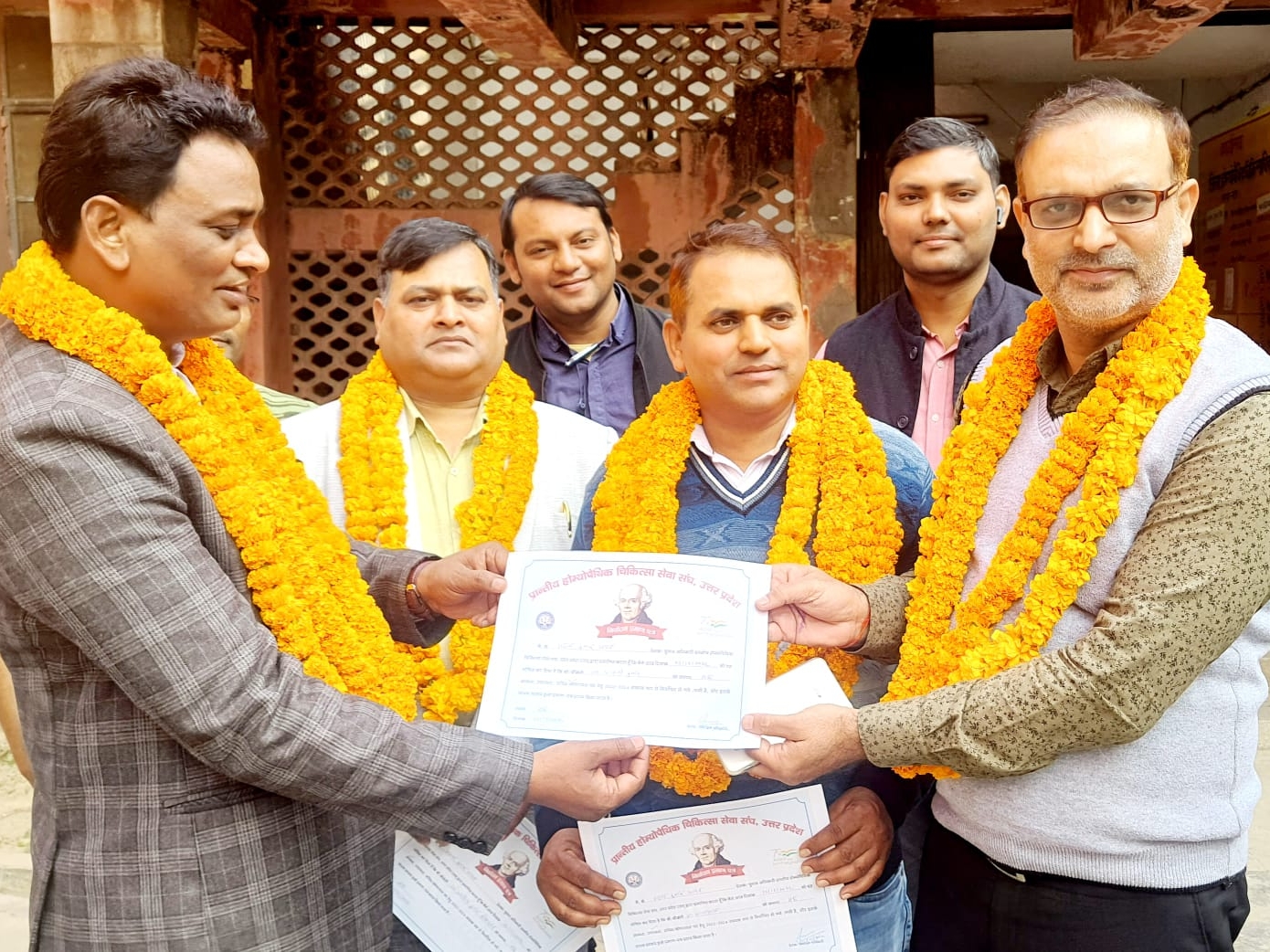 Dr. Arvind Srivastava was made the president and Dr. Anjani Pathak the ...