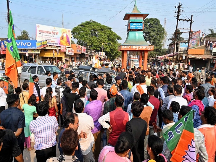 Markam and Arun Saw's statement Election campaign ends in Bhanupratappur Voting on 5th December ...