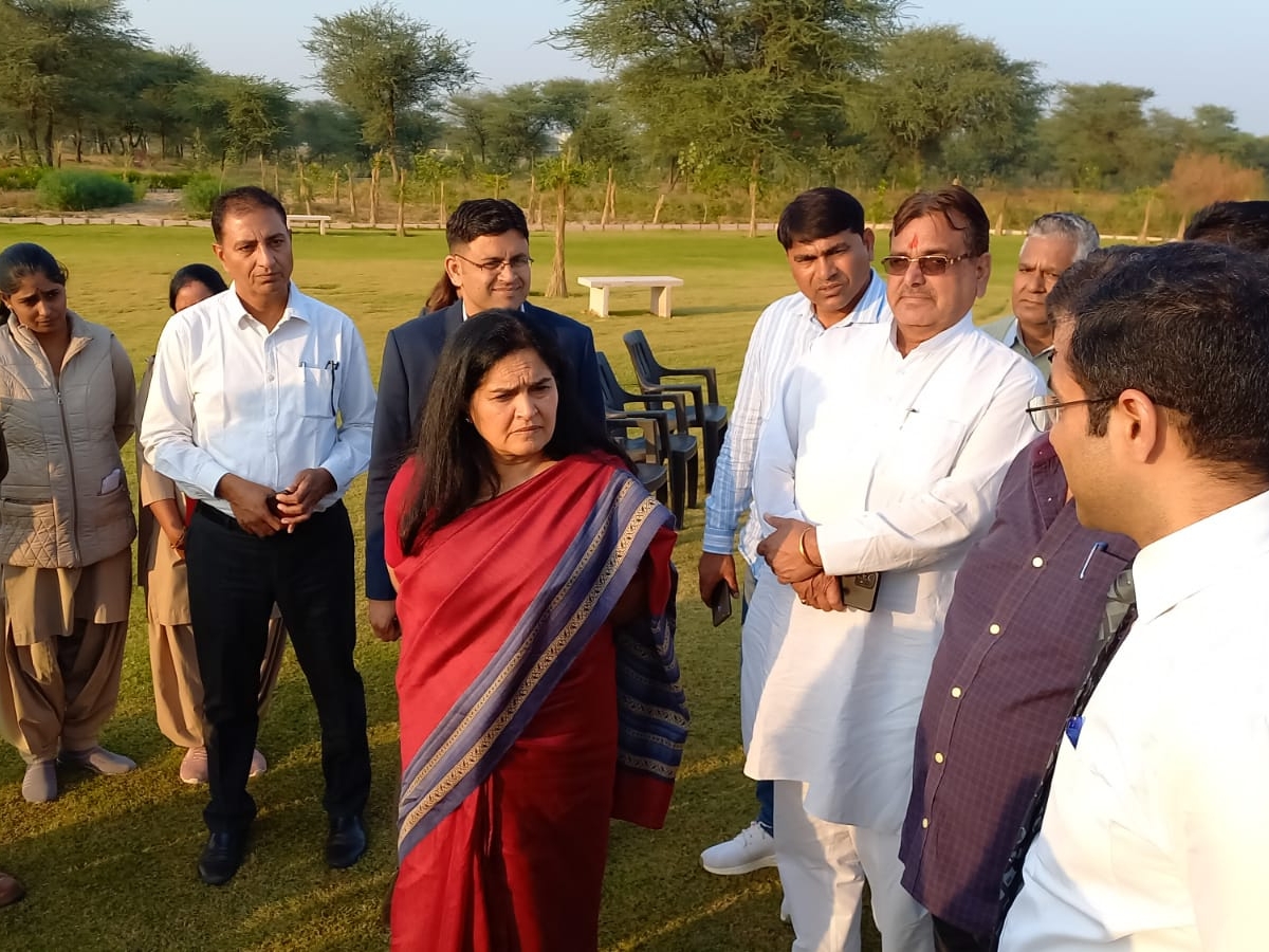 Inspected Indira Rasoi, Nature Park, praised collector and forest ...