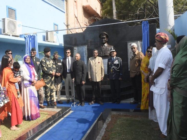 Unveiling of the statue of Air Vice Marshal Chandan Singh