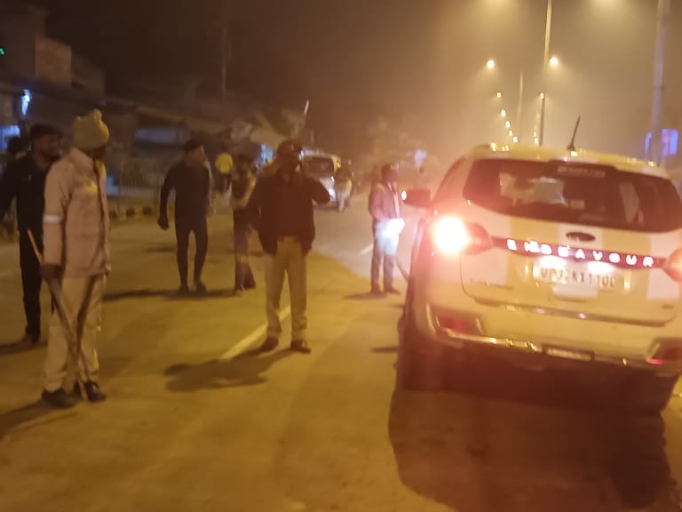 Police detained the vehicle and the driver, accident happened on NH 56 ...