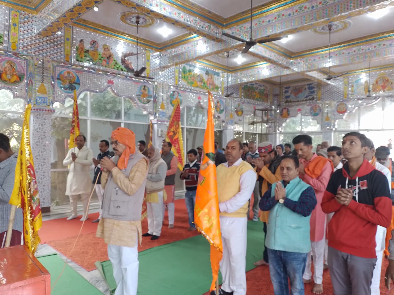 Grand procession from Mathiya Wale temple, collective recitation of ...