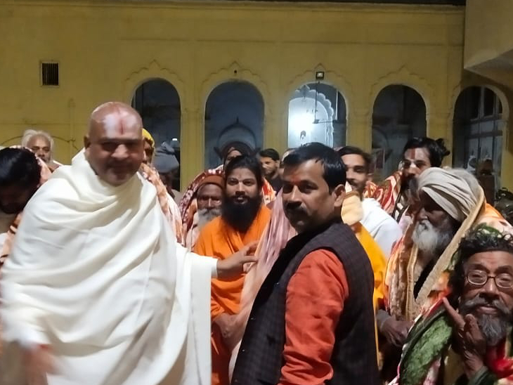 Swami Rajkumar Das spoke; Sadhu and Go Seva Peeth have a ...