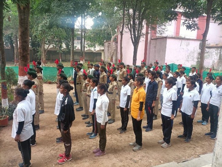 Saint Columba NCC cadet took oath to protect human rights | प्राचार्य ...