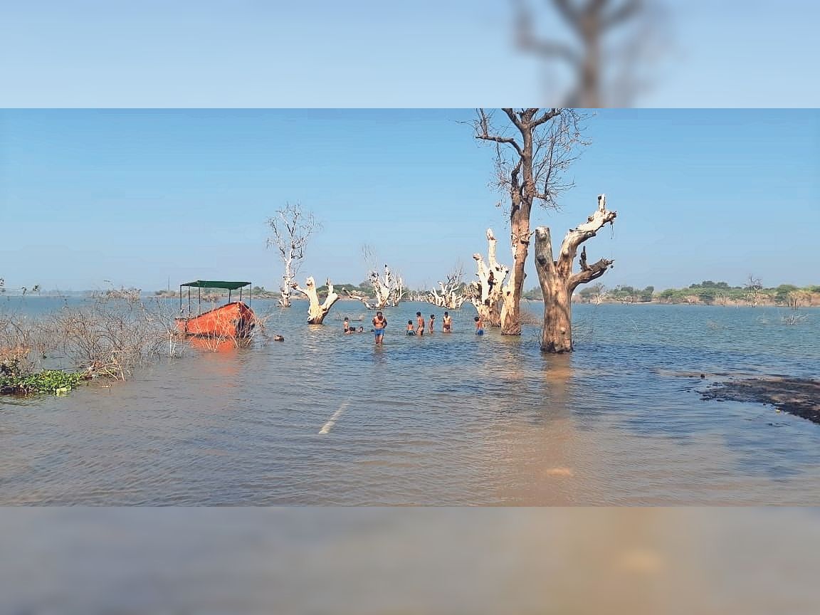 Narmada water level reached 132 meters below the culvert of the first ...