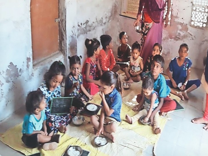 Breakfast is not available for children in Anganwadi centers, food is ...