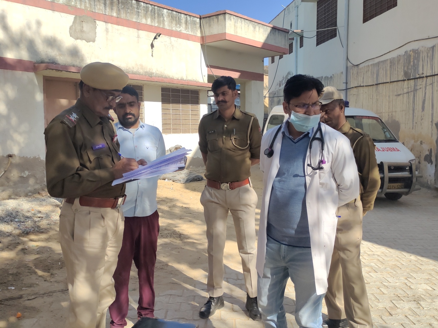 Was going to get pension papers, accident happened near Bugda railway ...