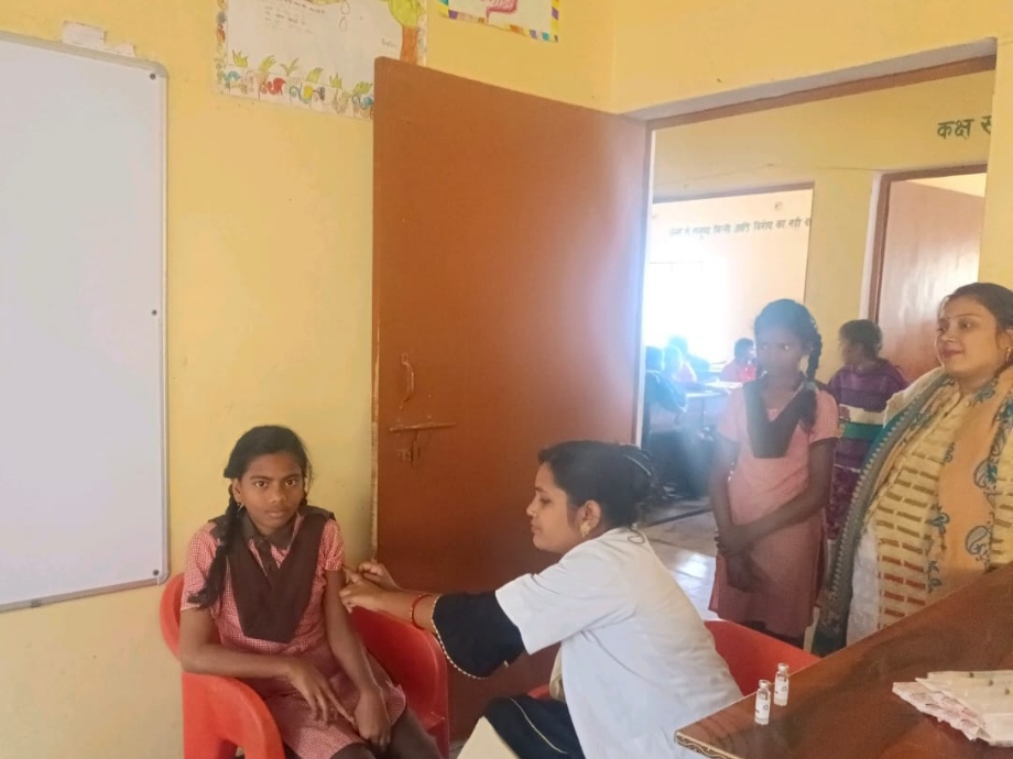 National Adolescent Health Programme organized in Reotipur Health test ...