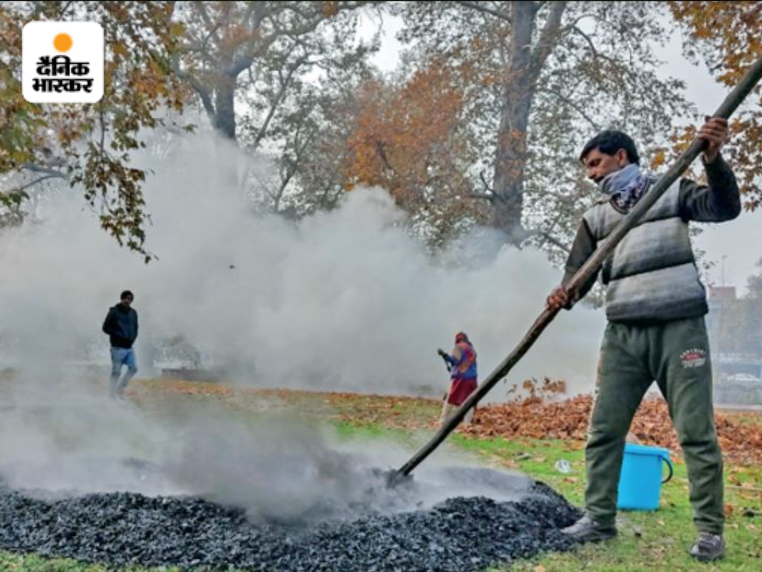 Poisonous air in Kashmir Srinagar AQI reached 150 | 10 thousand people ...