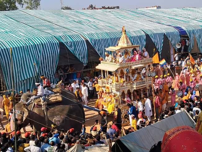 Danced to the tune of Divya Ghosh of Mugawali, the silver chariot ...