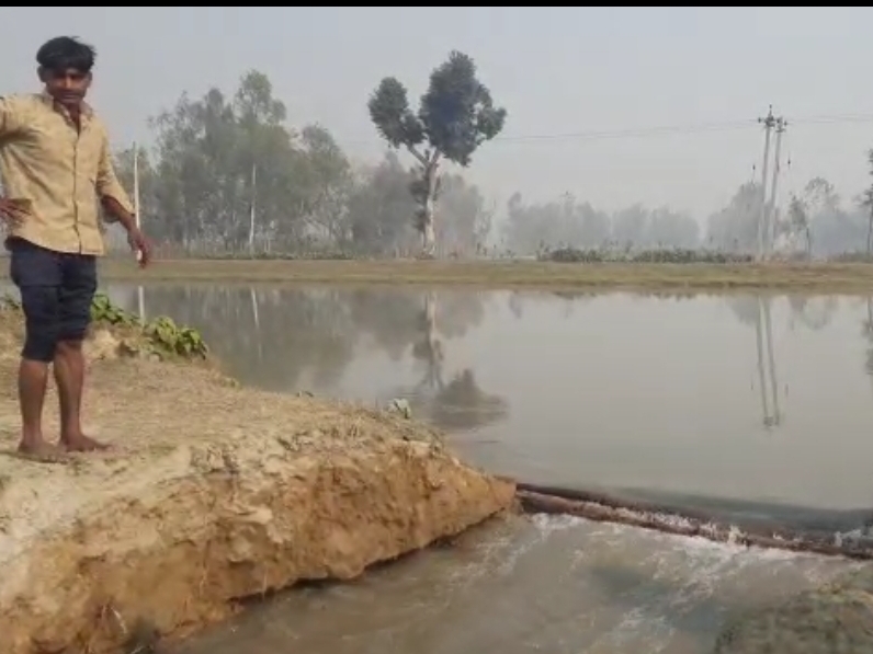 Sharda subsidiary canal suddenly burst, crops of more than 12 farmers ...