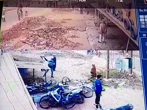 CCTV footage of waving weapons surfaced, weapons hidden in thatch ...