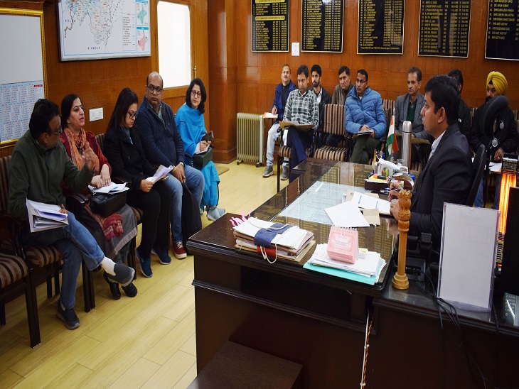 Children will get both measles rubella vaccines. DC Shimla gave ...