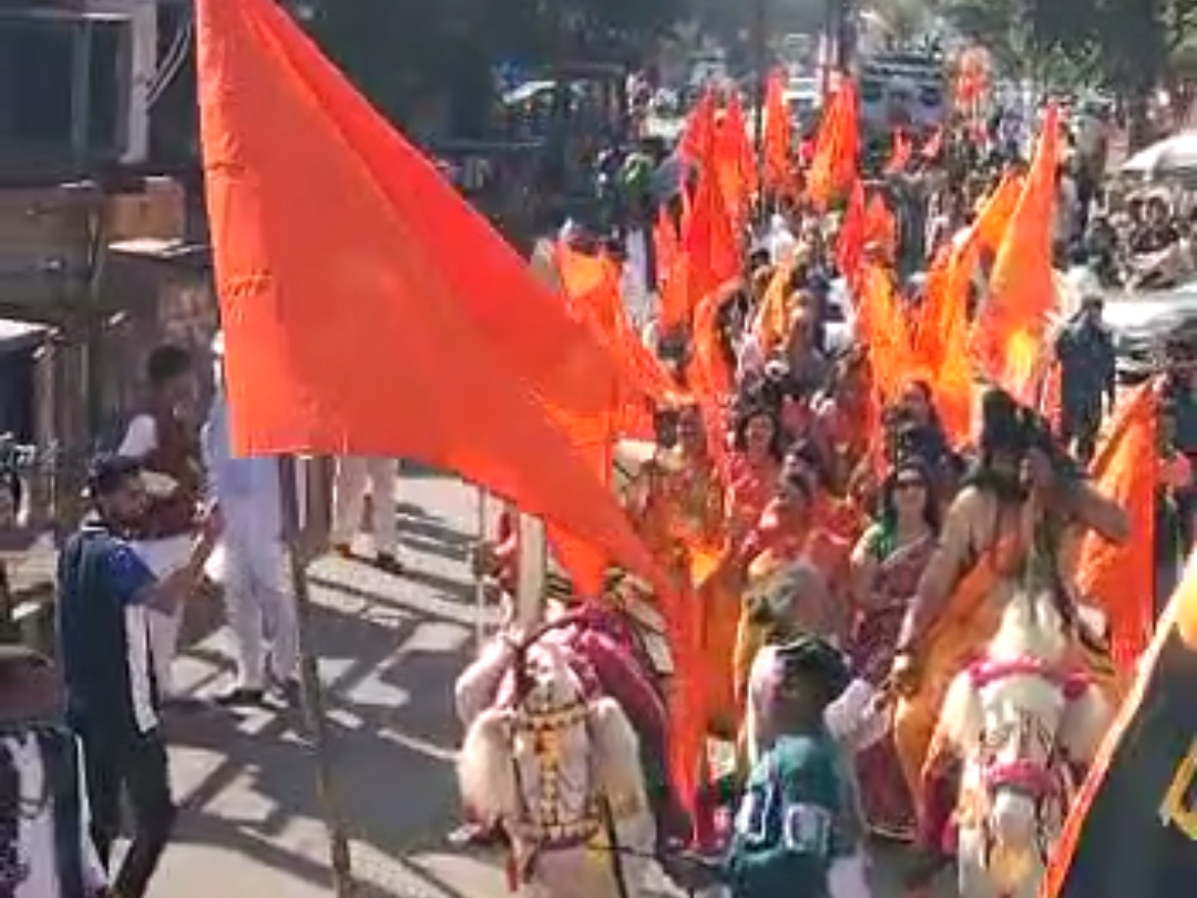 Thousands of people participated in the huge rally, slogans of Jai ...