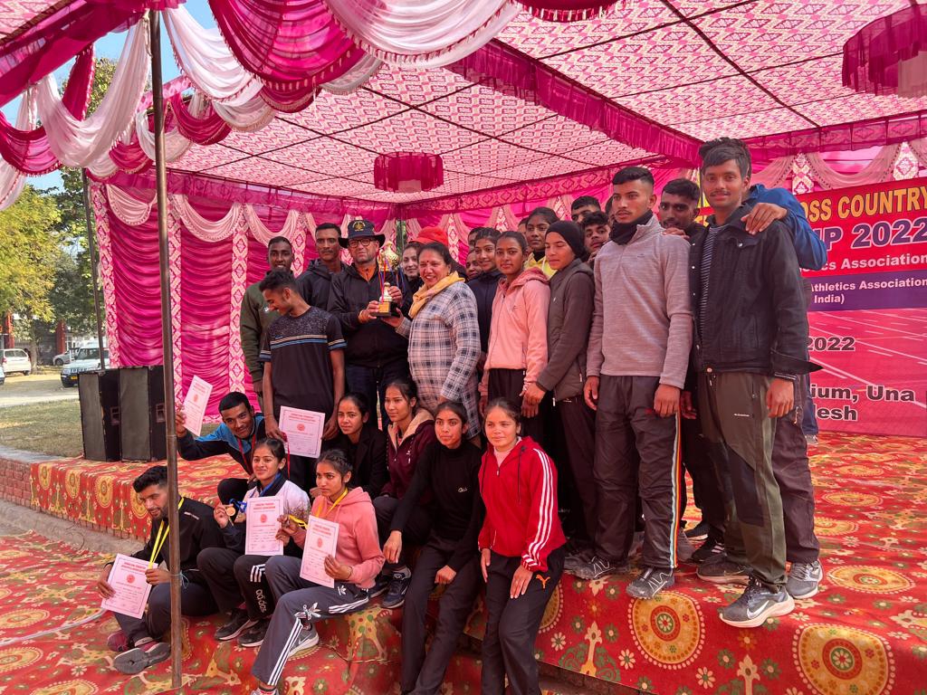 Mandi : State level cross country, Una, Mandi Team, Gopal Thakur ...